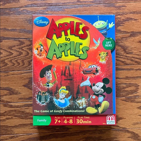 Disney | Toys | Disney Apples To Apples Game Red Green And Blue | Poshmark